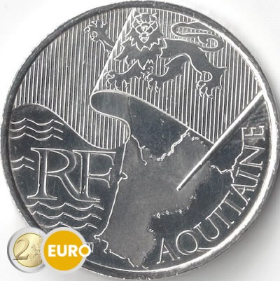 10 euros France 2010 Régions Aquitaine UNC | LaMonnaieDeLaPiece.com