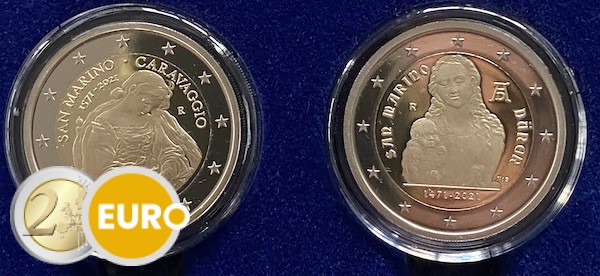 Série euro BE Proof Saint-Marin 2021 + 2 x 2 euros commémorative | LaMonnaieDeLaPiece.com
